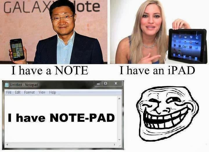 I have NOTE-PAD | Trollface | Know Your Meme