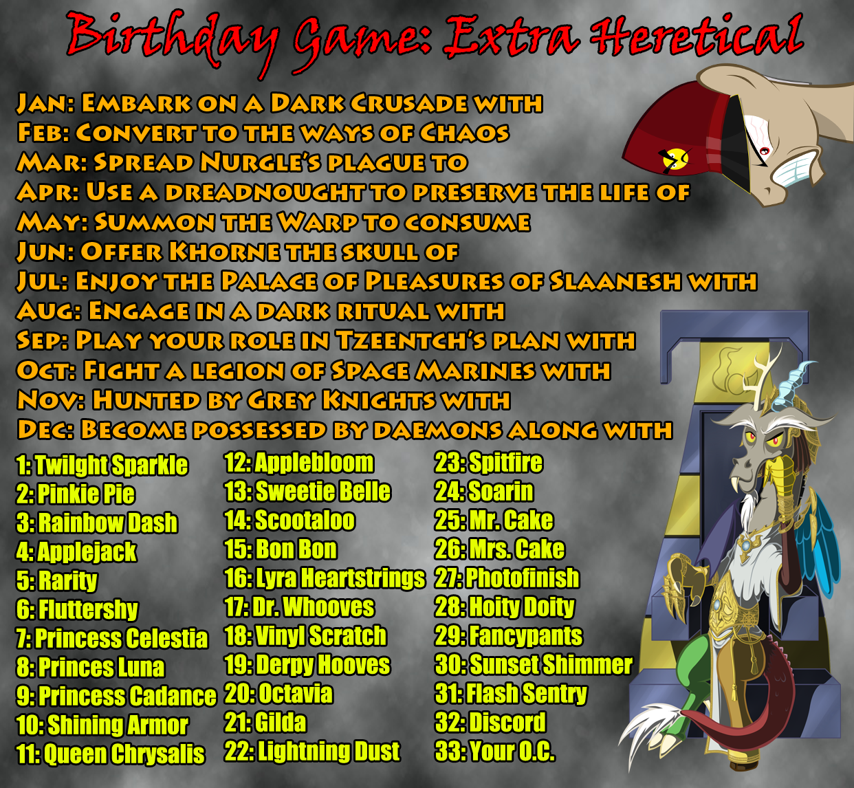 My Little Cultist: Chaos is Heresy | My Little Pony: Friendship is ...