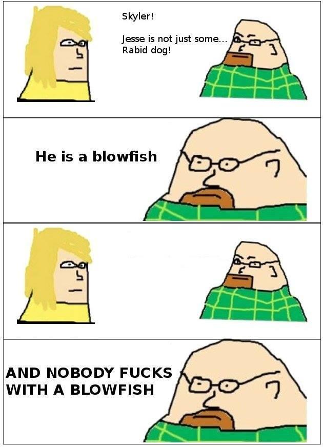 He's a blowfish | Breaking Bad Comics | Know Your Meme