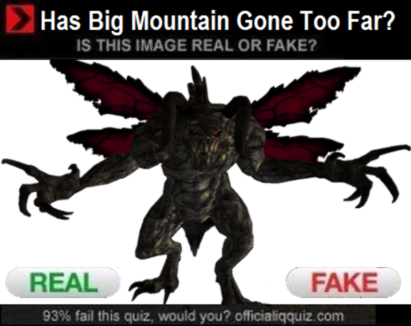 Has Big Mountain Gone Too Far? | Fallout | Know Your Meme