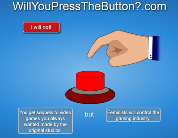 [Image - 621962] | Will You Press The Button? | Know Your Meme