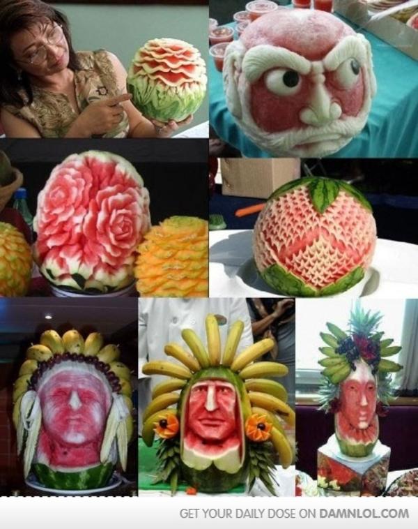 Melon Carving | Win / Epic Win / For The Win | Know Your Meme