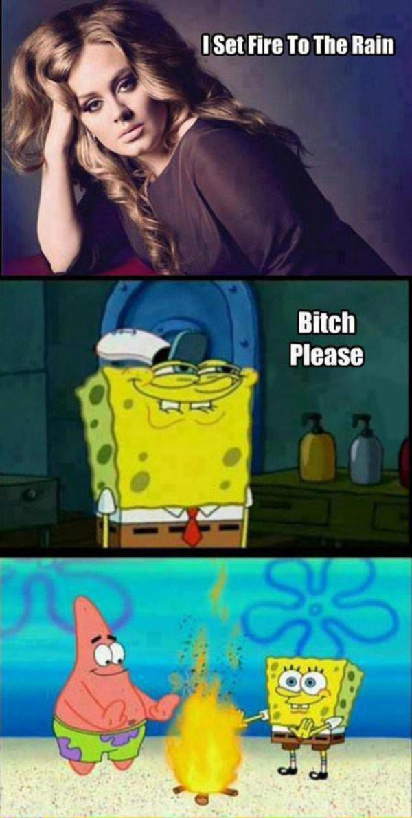 Spongebob Did More Than That | SpongeBob Burning Paper | Know Your Meme