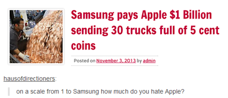 on a scale from 1 to Samsung how much do you hate Apple? | Samsung vs ...