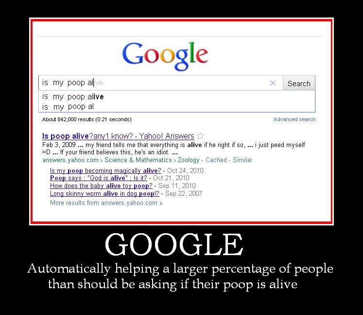 Demotivational Google Poop | Demotivational Posters | Know Your Meme