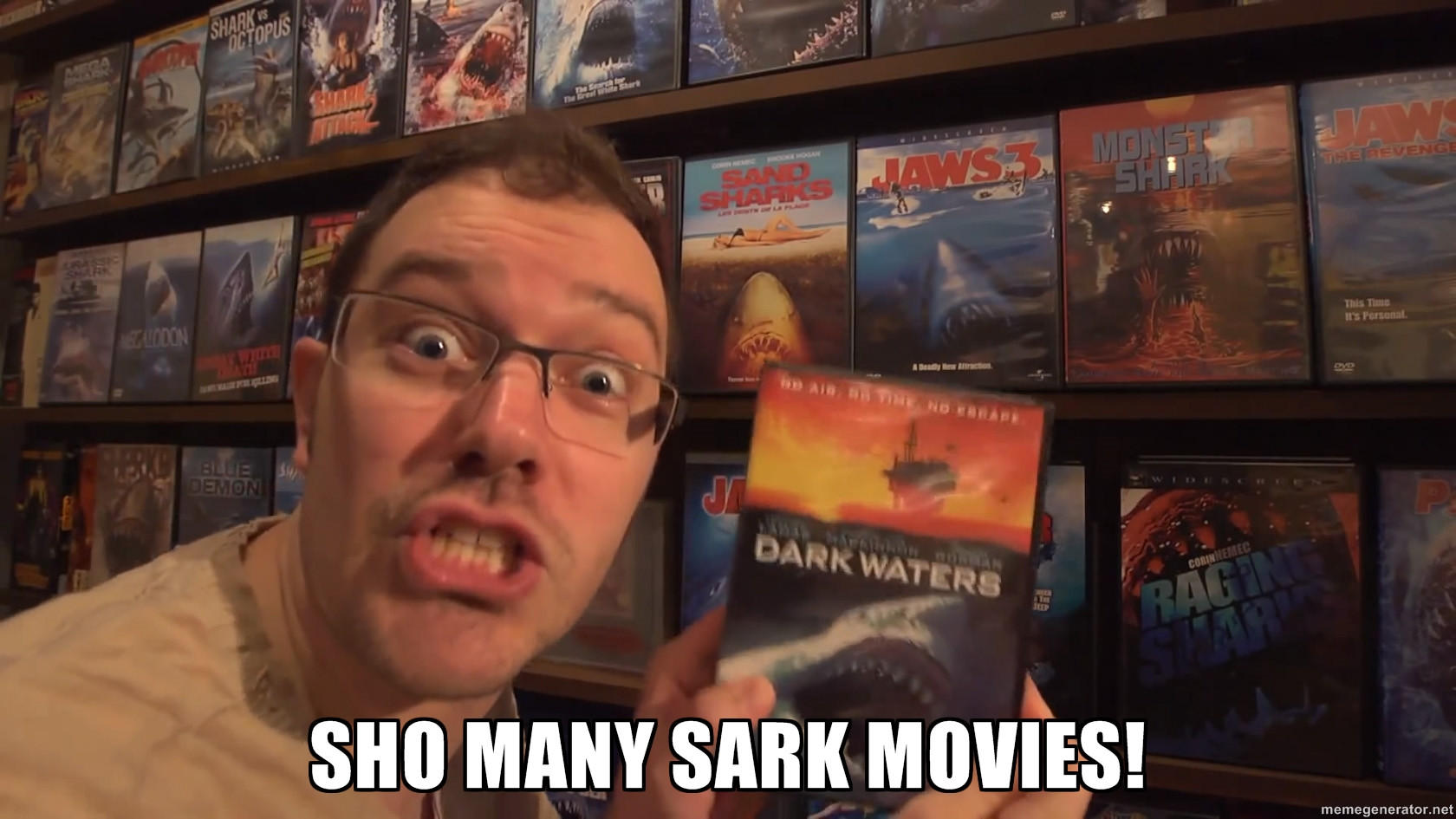 Sho many sark movies! | The Angry Video Game Nerd | Know Your Meme