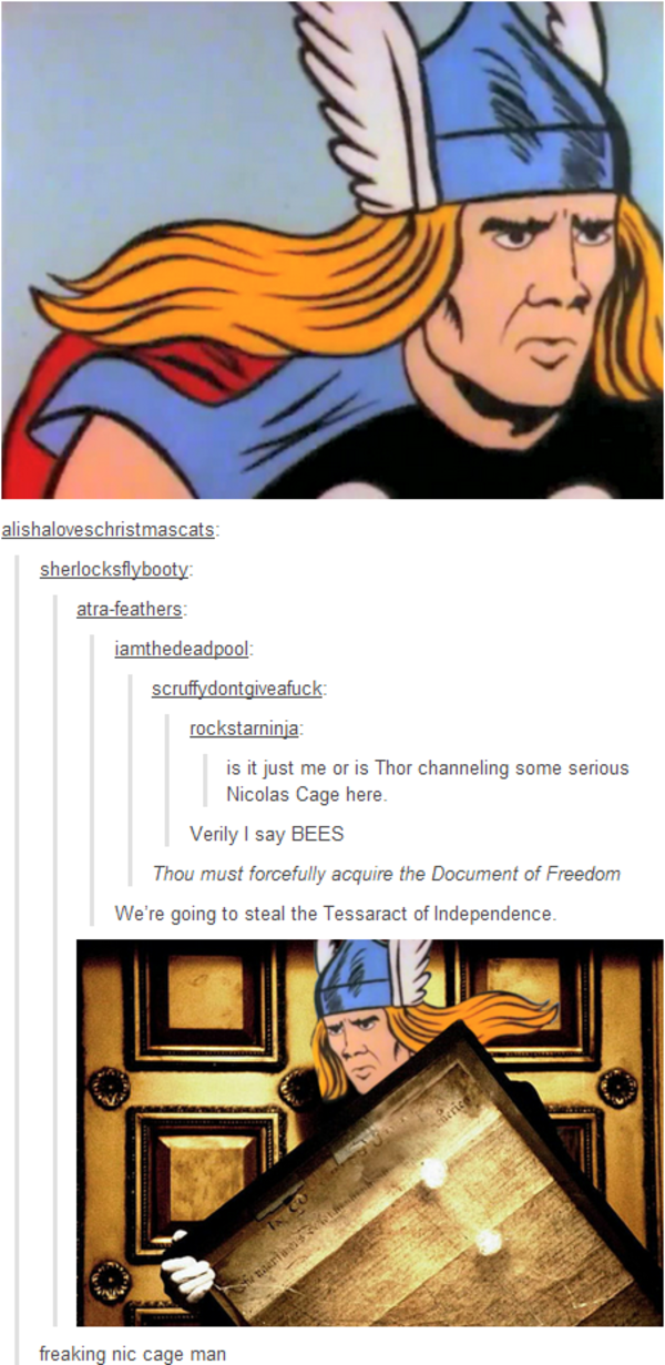 Thor | Nicolas Cage | Know Your Meme