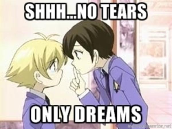 No tears. only dreams | Reaction Images | Know Your Meme