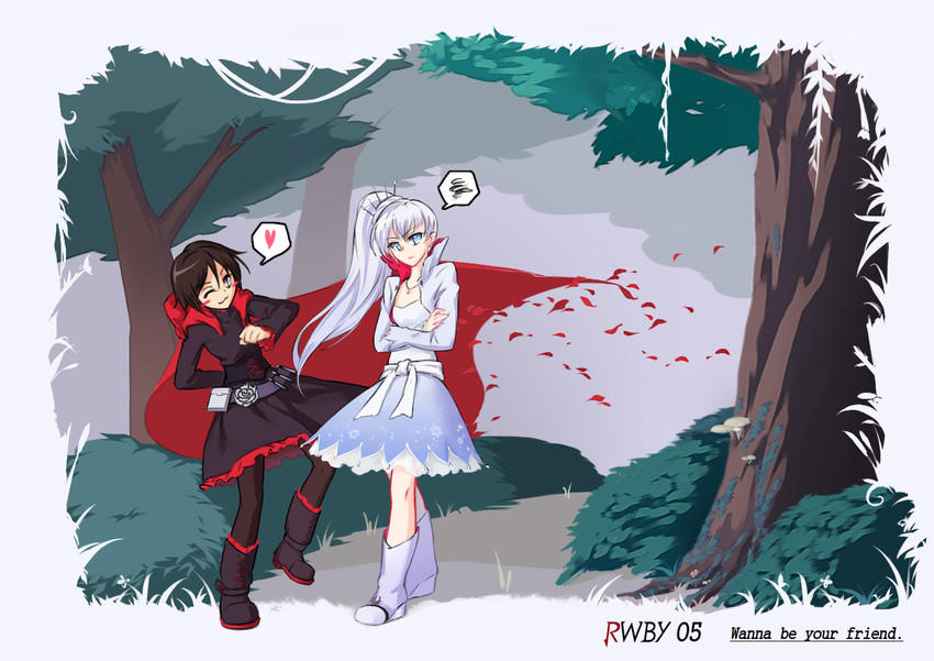 "Over the river and through the woods, into Weiss' heart I go!" | RWBY ...
