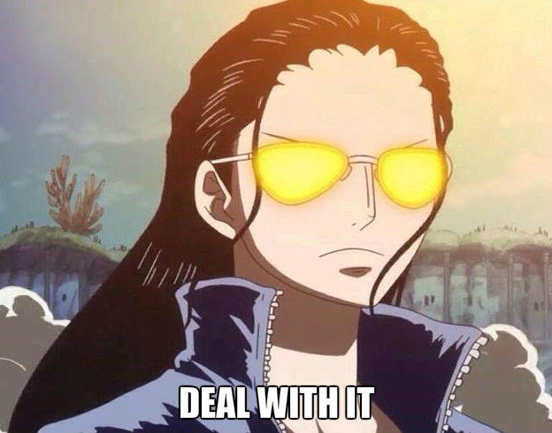 Nico Robin deal with it | Deal With It | Know Your Meme