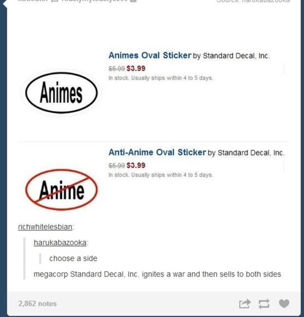 megacorp Standard Decal, Inc. ignites a war and then sells to both ...