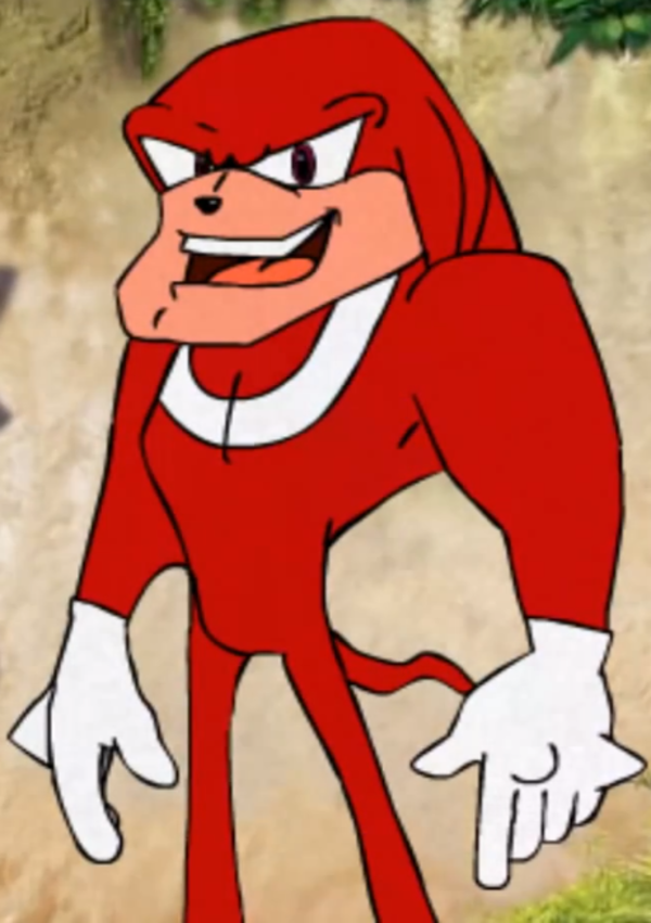 Knuckles shows off his Monstrous Muscles | Sonic the Hedgehog | Know ...