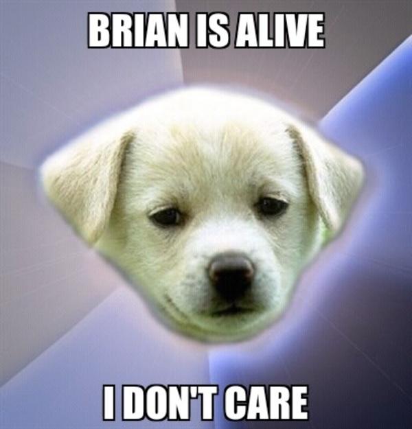 Apathy Dog | Death of Brian Griffin | Know Your Meme