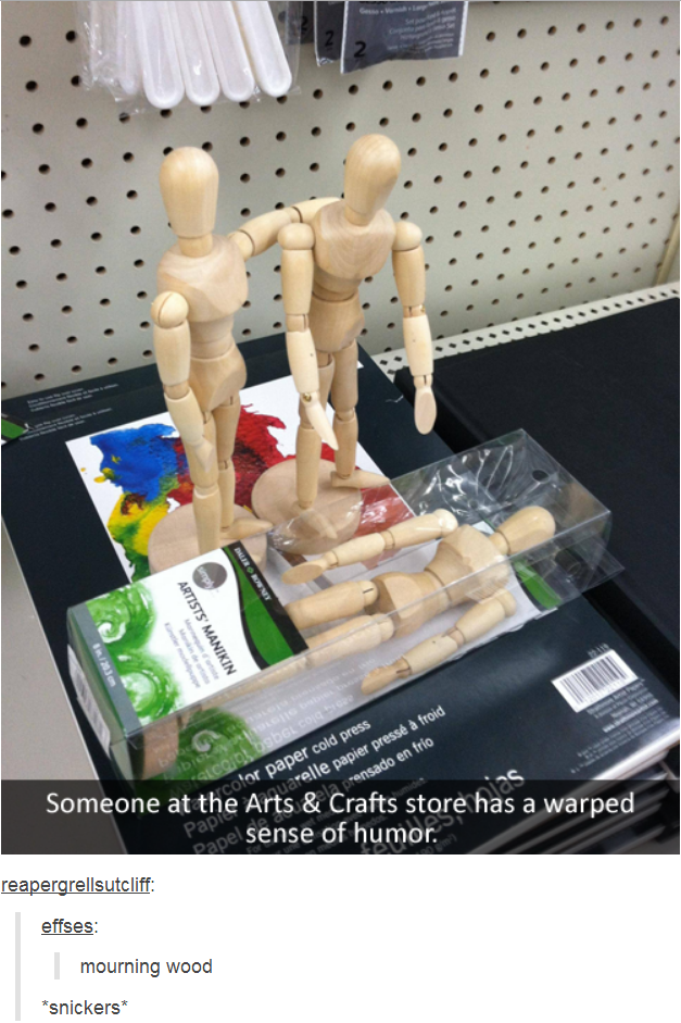 "Mourning Wood" | Tumblr | Know Your Meme