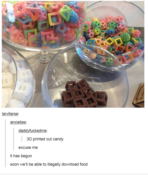 Food | 3D Printing | Know Your Meme