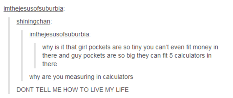 Seriously though have you seen guy pockets | Tumblr | Know Your Meme