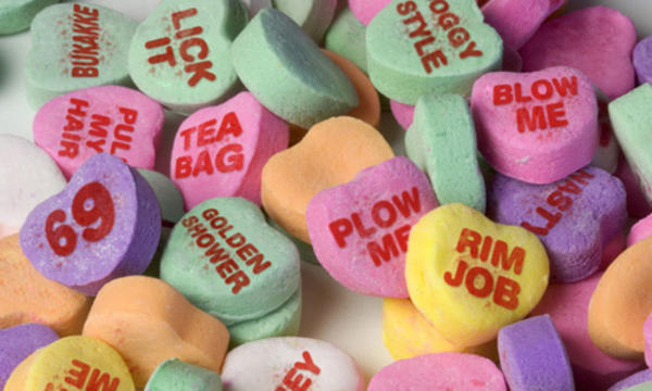 Graphic Candy Hearts | Rejected Candy Hearts | Know Your Meme