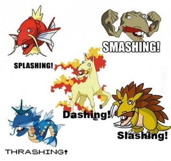 Smashing | Pokémon | Know Your Meme