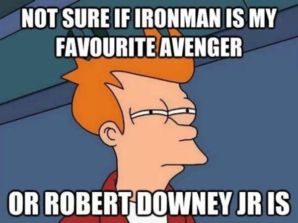Fry Confused By Robert Downey Jr. | Robert Downey Jr. | Know Your Meme