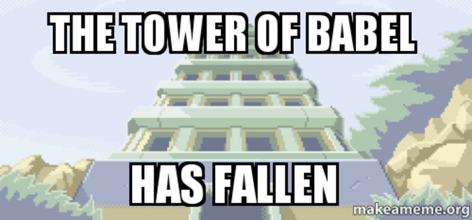 The almighty Lord Helix finally destroyed the tower and scattered the ...