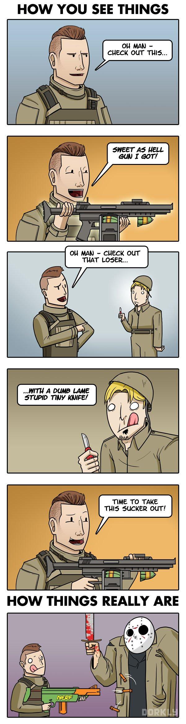 The Reality of Call of Duty Multiplayer | Video Game Logic | Know Your Meme