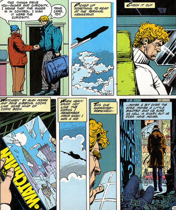 The question reads about rorschach | Watchmen | Know Your Meme