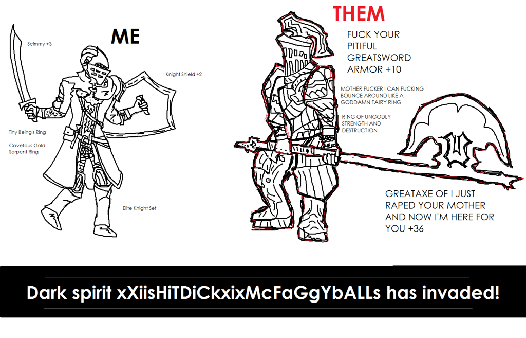 Curb-stomp battle | Dark Souls | Know Your Meme