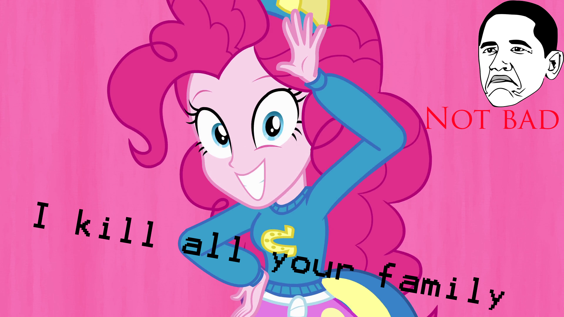 Pinkie Pie with a representation for a horror movie ... | Know Your Meme