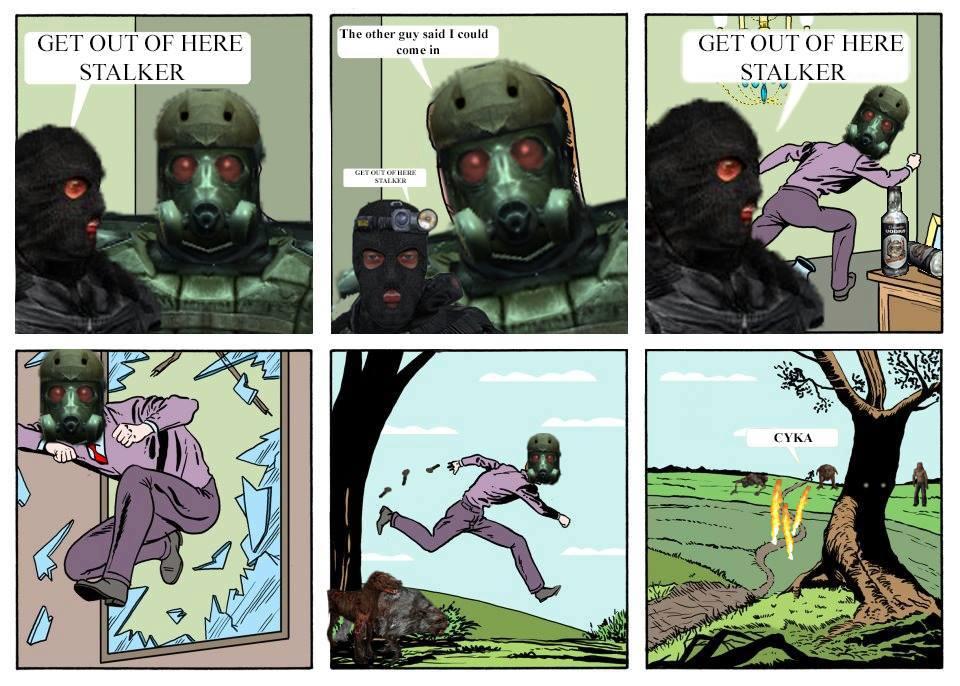 GTFO, Stalker | Running Dad | Know Your Meme