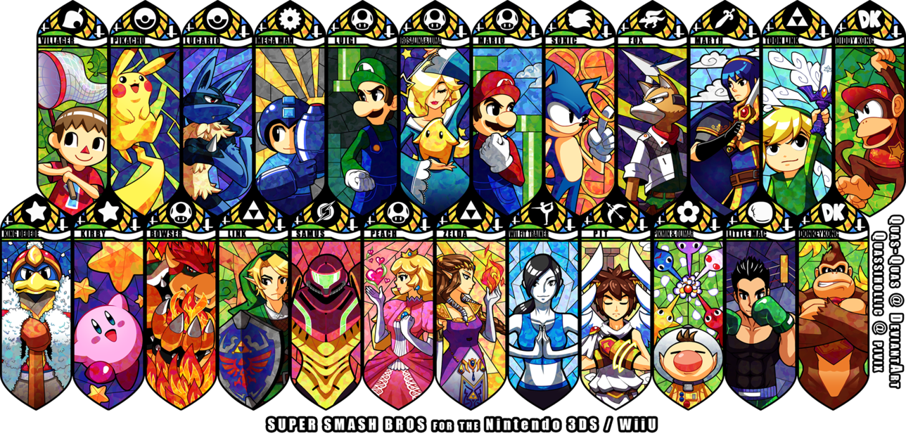 Smash Bros. Character Panels | Super Smash Brothers | Know Your Meme