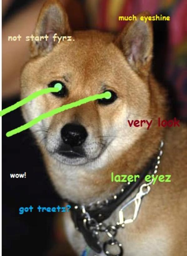 Doge LaserEyes | Doge | Know Your Meme