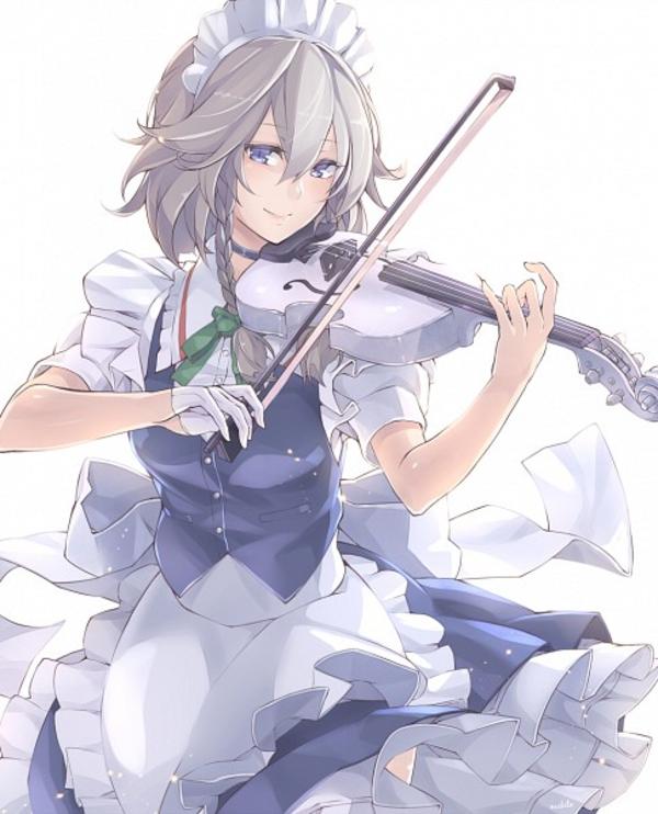 Sakuya on strings | Touhou Project (東方Project) | Know Your Meme
