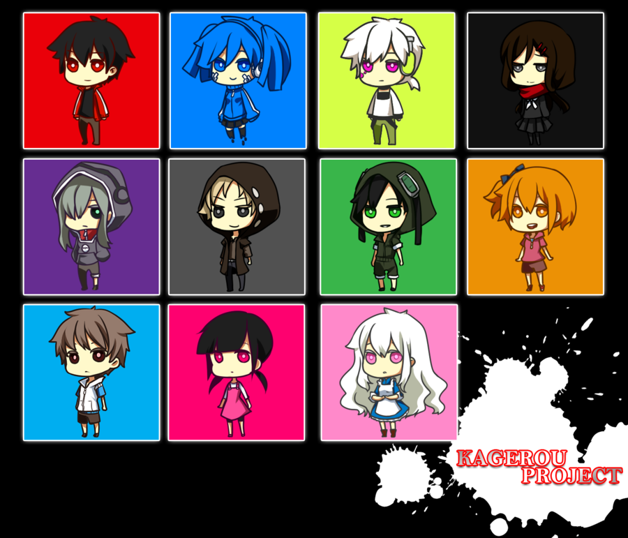 Kagerou Project -chibis- by TerrainAKKA | Kagerou Project / Mekakucity ...