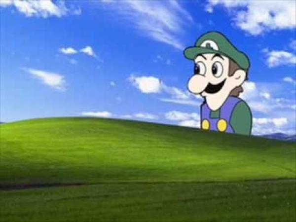 Weegee XP | Windows XP Bliss Wallpaper | Know Your Meme