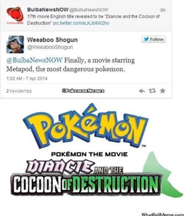 Diancie and the Metapod of Destruction | Pokémon | Know Your Meme