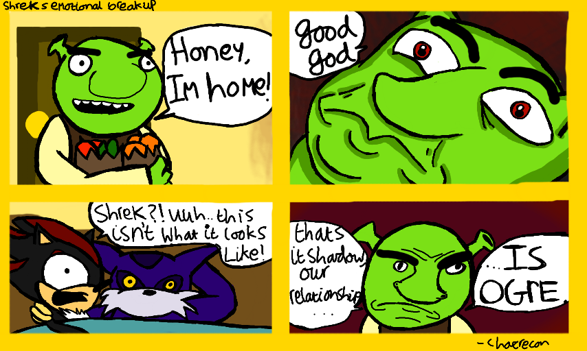 Shrek breaks up with Shadow. | Shadow x Shrek | Know Your Meme
