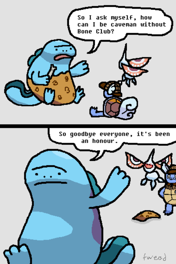 Quagsire's Departure [Comic] | Twitch Plays Pokemon | Know Your Meme