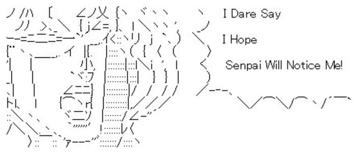 Shift-JIS art: I dare say | JoJo's Bizarre Adventure Shift-JIS Arts ...