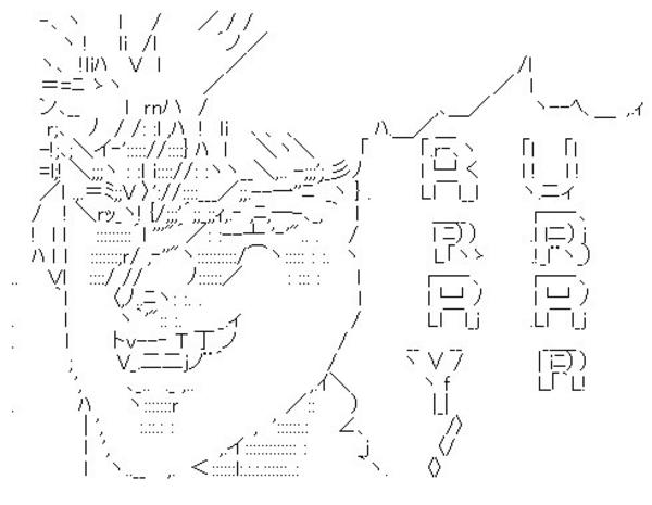 Shit-JIS Art: URRRRRRY! | JoJo's Bizarre Adventure Shift-JIS Arts ...