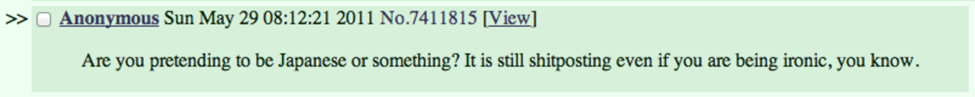 [Image - 746427] | It's Still Shitposting Even If You Are Being Ironic ...