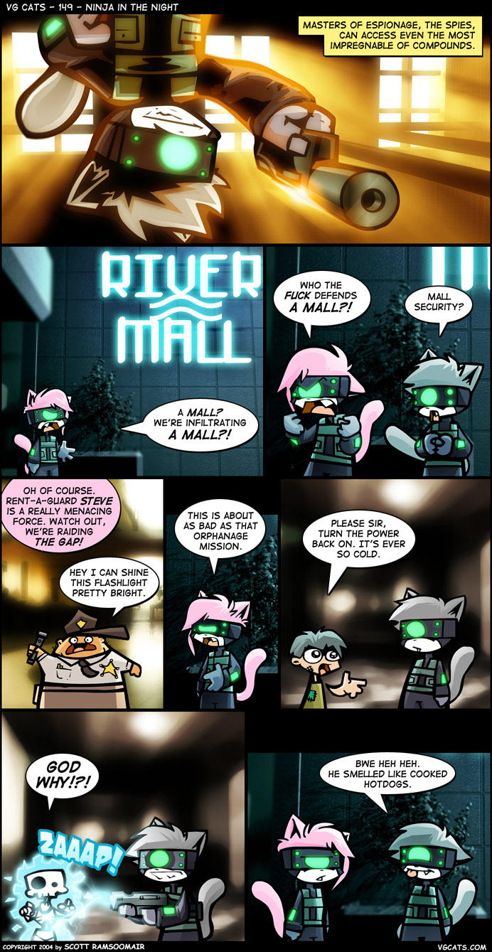 VG Cats 149 - Ninja In The Night | VG Cats | Know Your Meme