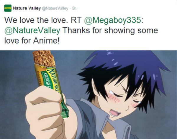 [Image - 748500] | Nature Valley Anime Tweets | Know Your Meme