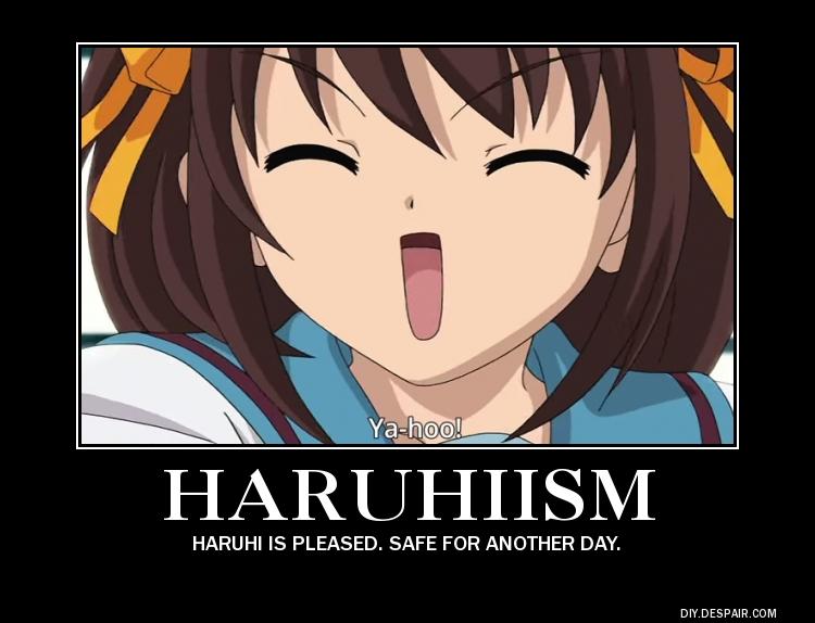 Haruhiism | The Melancholy of Haruhi Suzumiya | Know Your Meme