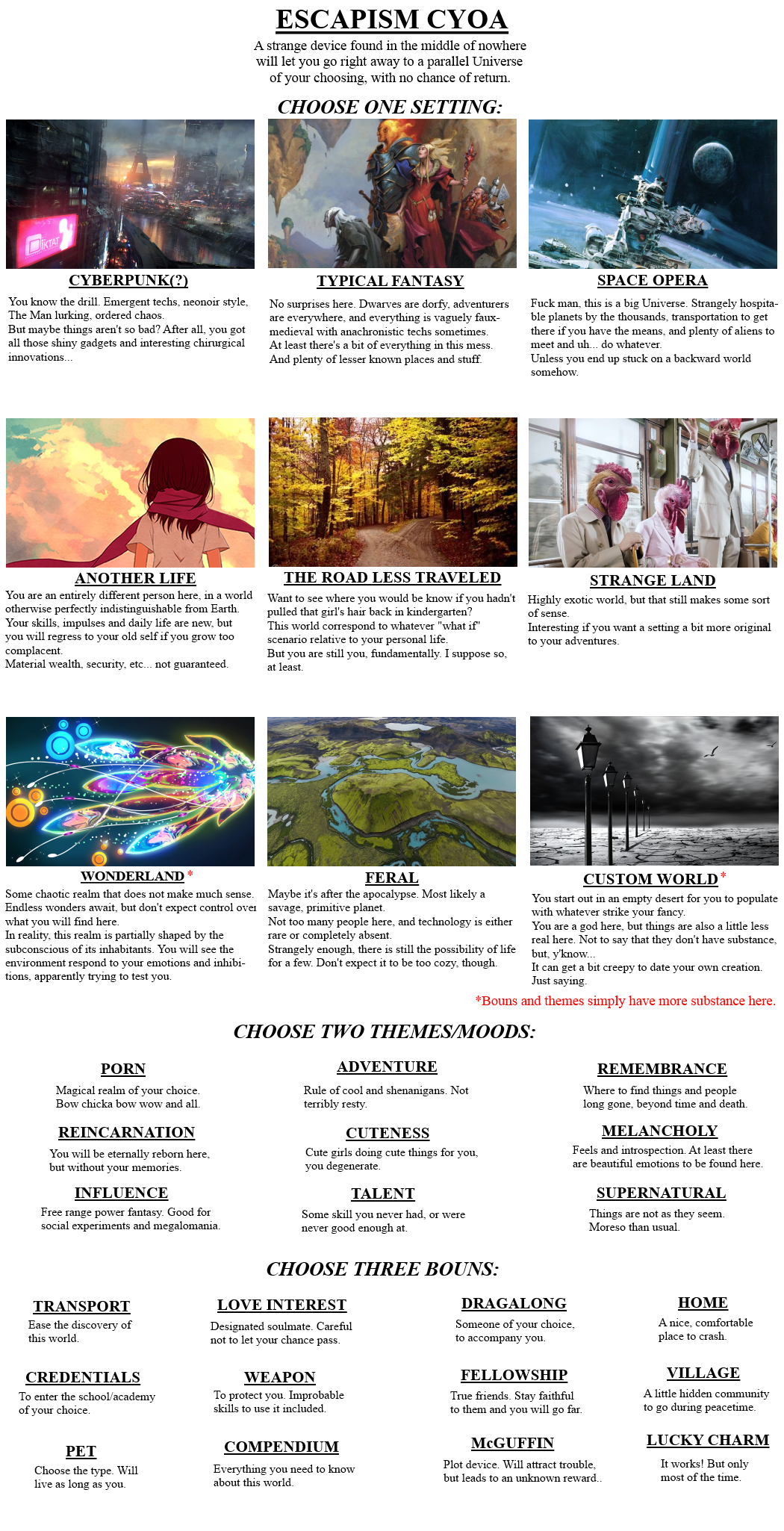 [Image - 756283] | Choice Games | Know Your Meme