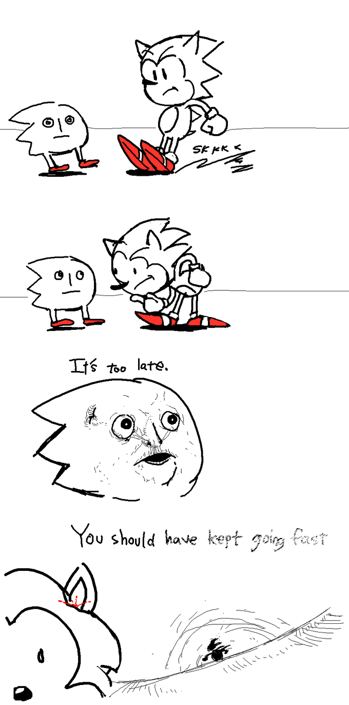 It's too late | Sonic the Hedgehog | Know Your Meme