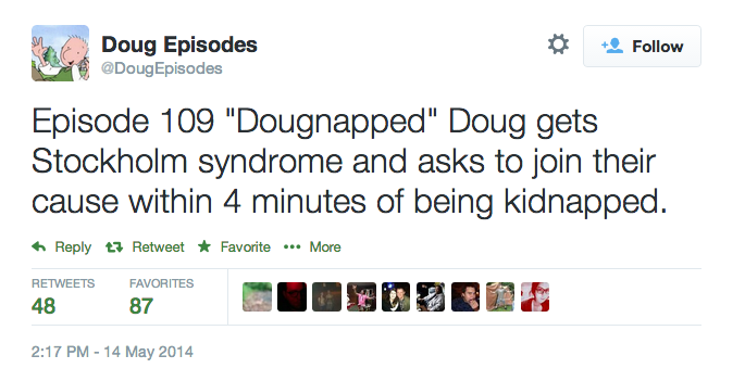 Dougnapped | Doug | Know Your Meme