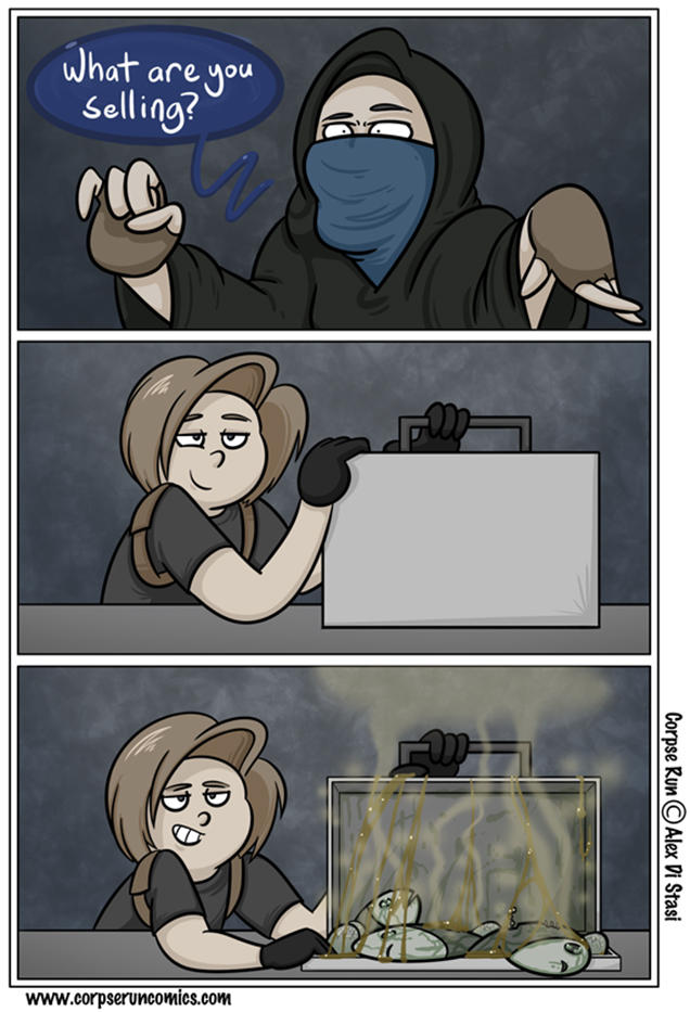 Fresh from the pond | Resident Evil 4 Merchant | Know Your Meme