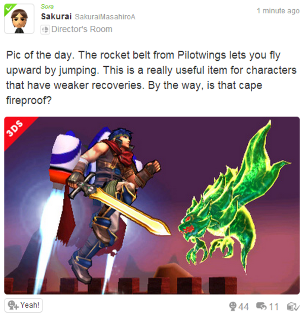 Jetpack from PilotWings | Super Smash Brothers | Know Your Meme