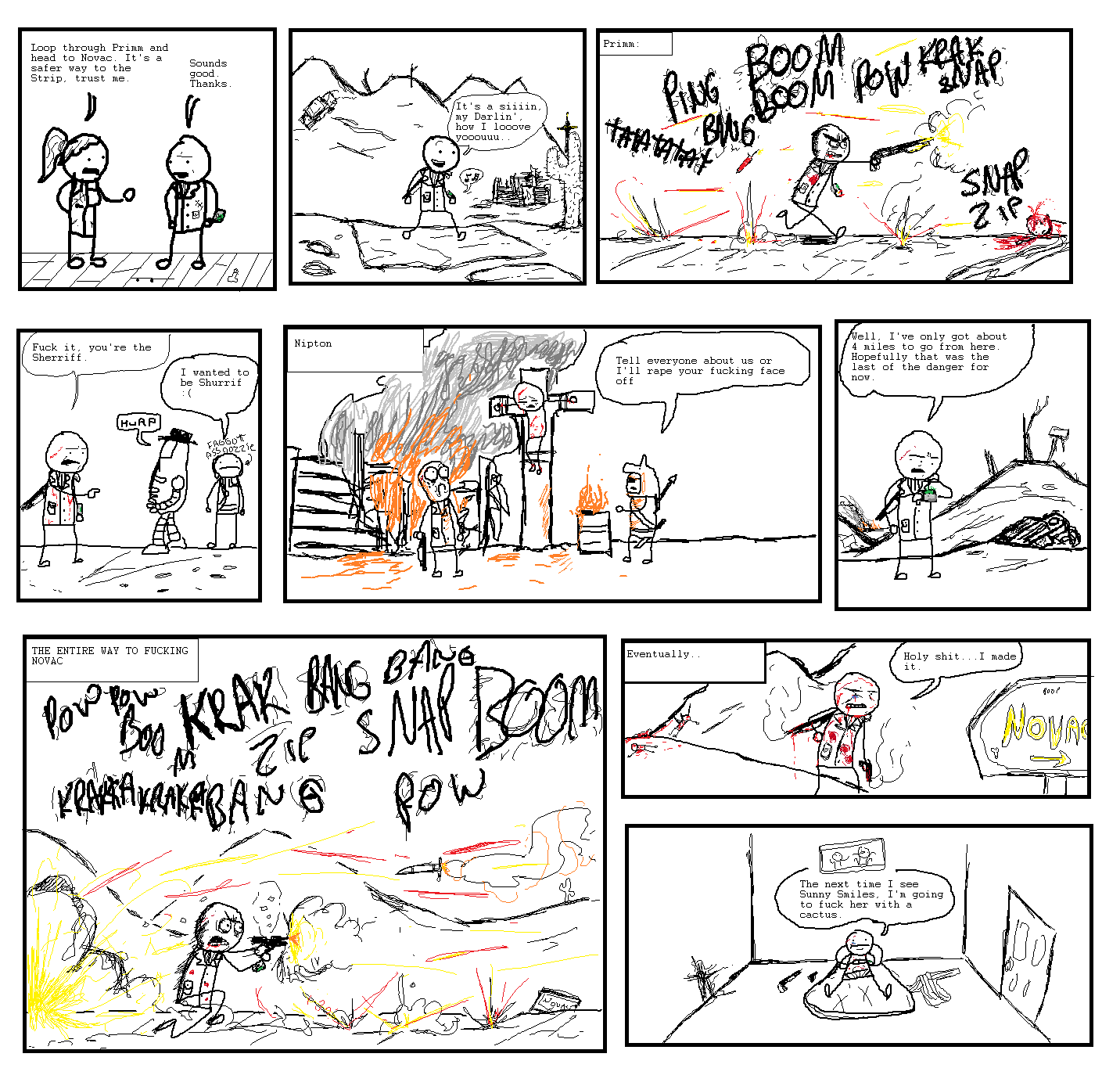 Anon's adventure through fallout NV 1 | 4chan | Know Your Meme