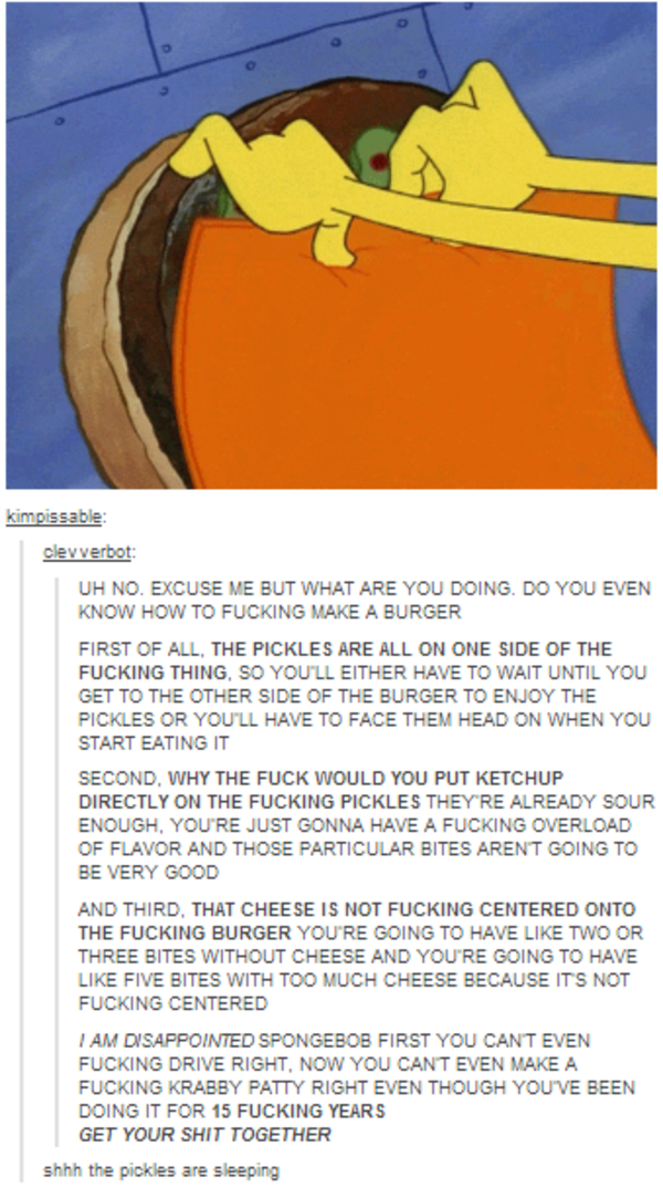 Tumblr vs. Spongebob's Cooking | SpongeBob SquarePants | Know Your Meme
